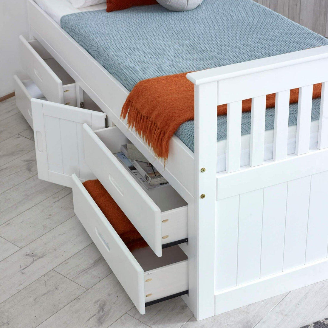 Emily Single Cabin Bed with Storage for Kids – Millie & Jones